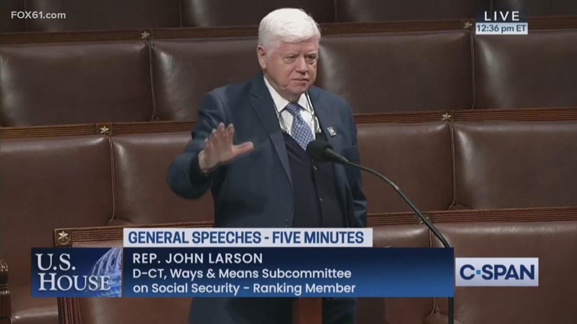 Rep. John Larson likely had 'adverse reaction' to medication during House floor speech, office ...