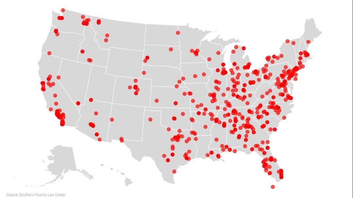 Here are all the active hate groups in America, including 5 in ...