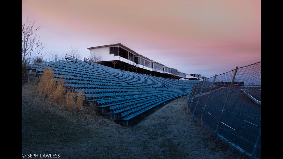Photos show now-abandoned NASCAR track laying in ruin | fox61.com