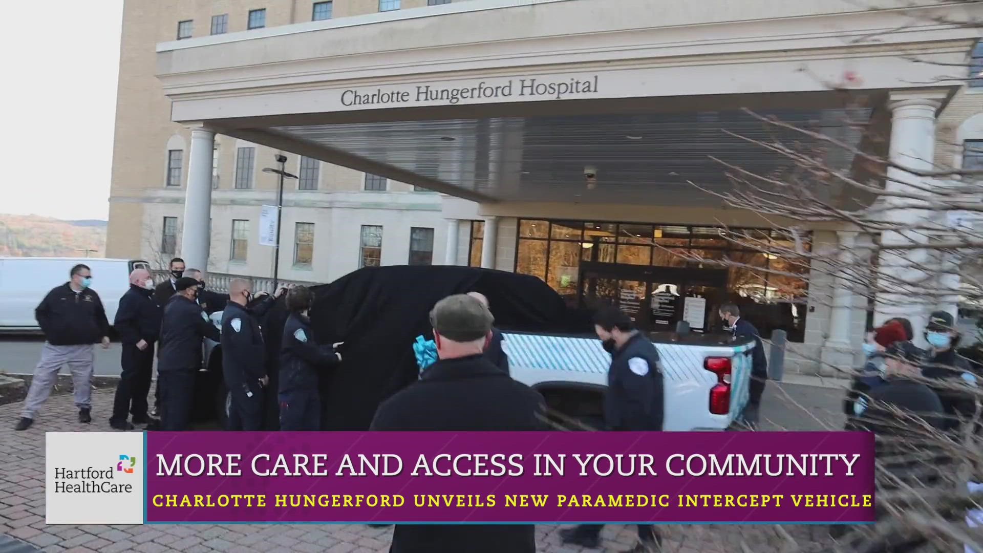 Hartford HealthCare unveils a new paramedic intercept vehicle. | fox61.com