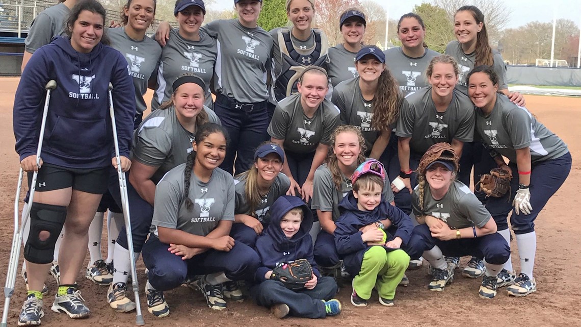 Siblings with serious illness gets drafted to the Yale softball team ...