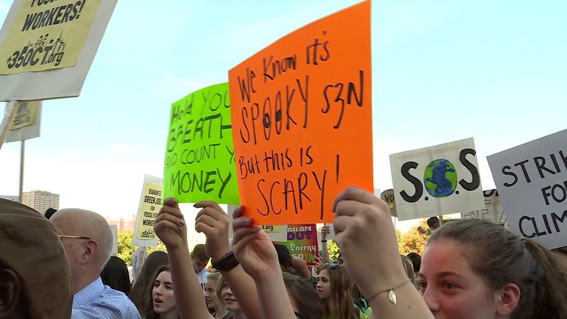Protests held across Connecticut to combat climate change | fox61.com