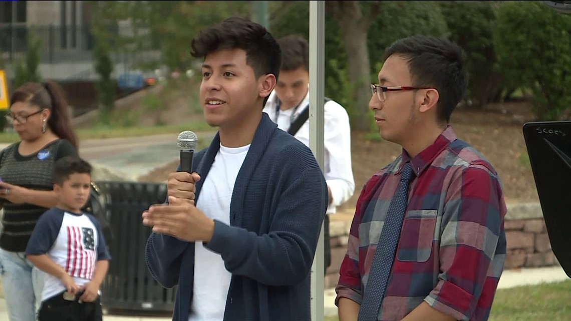 CCSU student speaks out at rally in light of his parents’ expected ...