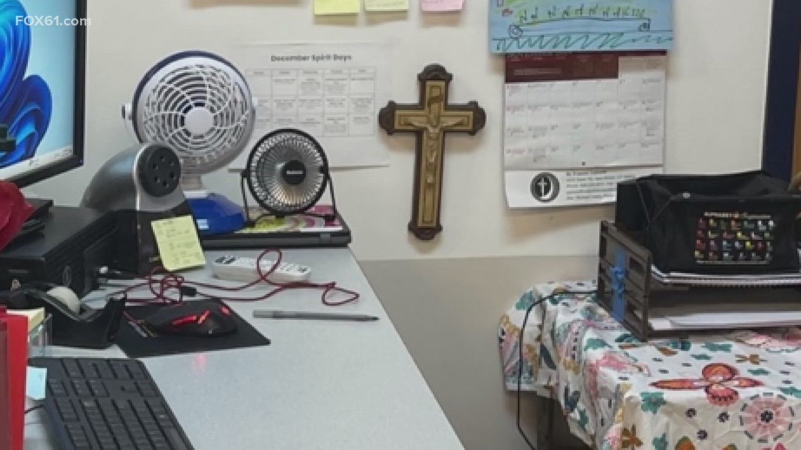 CT teacher on leave over religious teachings, symbols in classroom ...