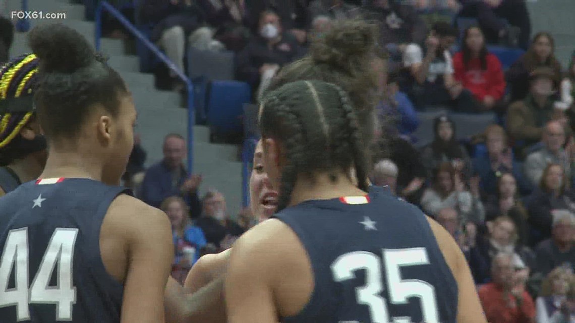 UConn defeats NC State, Chris Dailey falls during game | fox61.com
