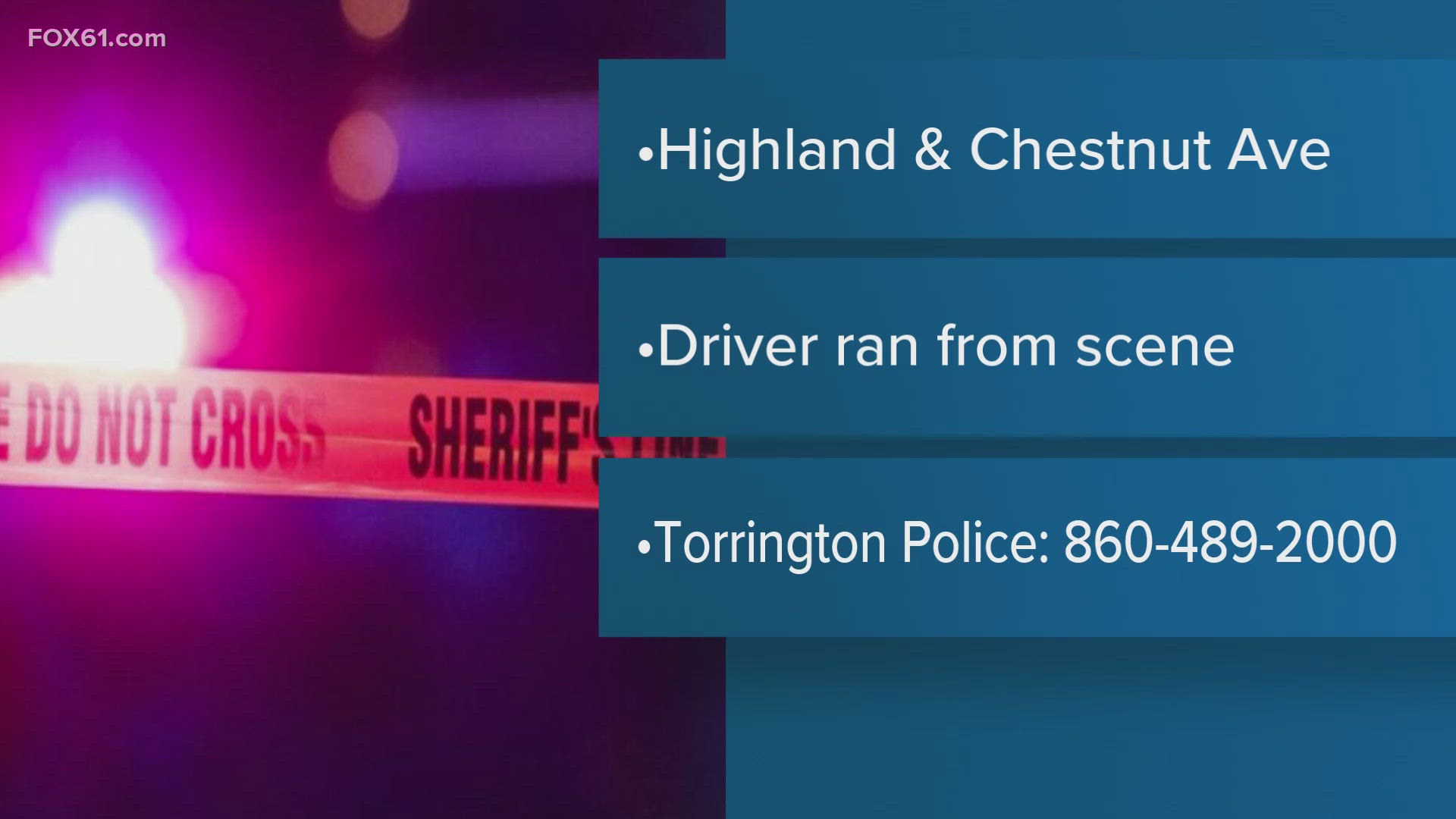 Torrington, Conn. car crash into pole causes road closure | fox61.com