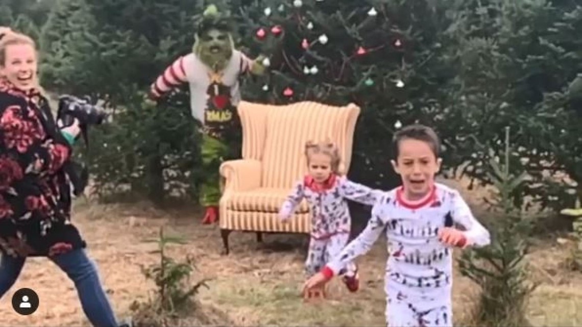 Video of Grinch scaring kids during holiday photo shoot goes viral ...