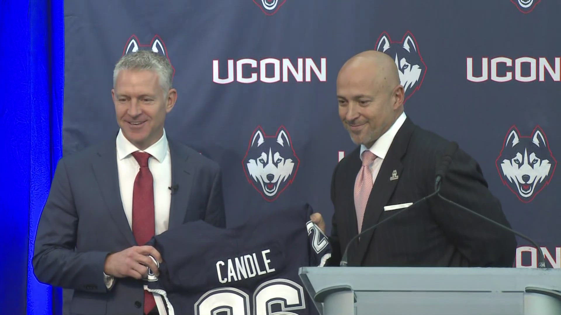 UConn's new football coach Jason Candle talks to the press | fox61.com