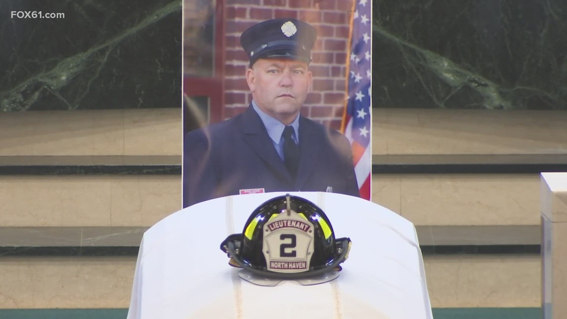 North Haven firefighter laid to rest in front of hundreds | fox61.com