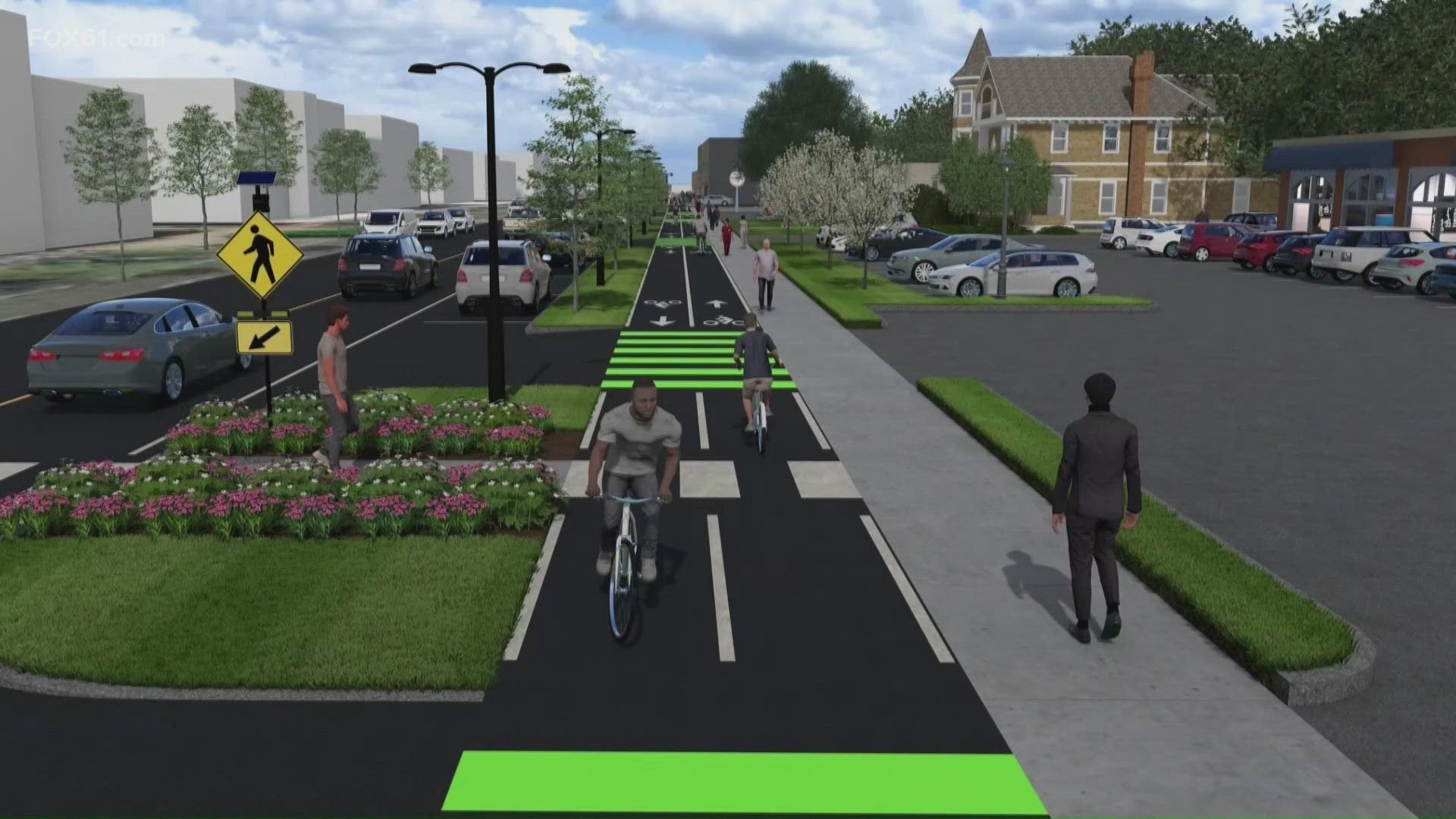 Manchester seeks community input on proposed downtown bicycle track ...