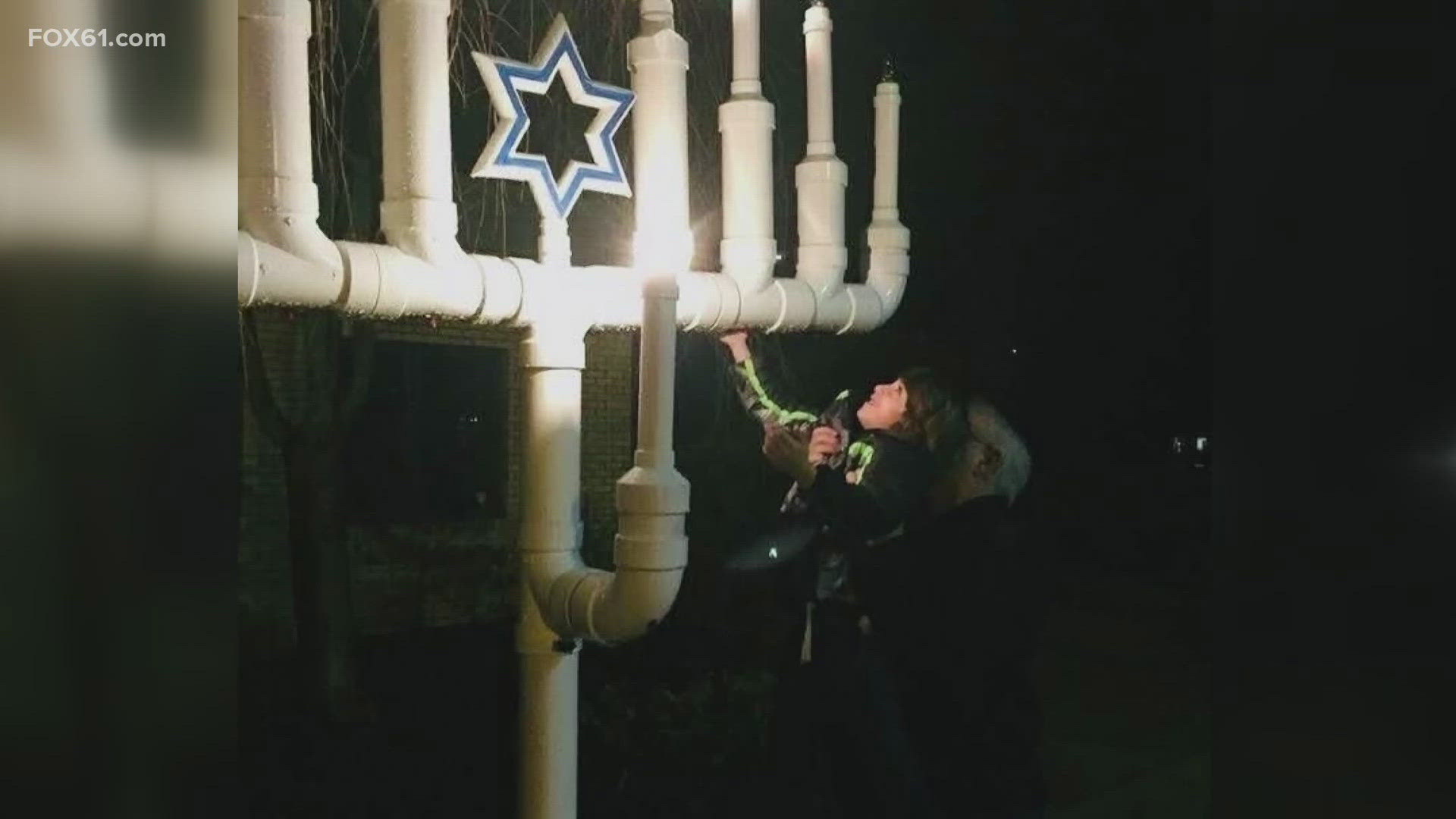EXCLUSIVE | Synagogue president speaks out after menorah vandalized ...