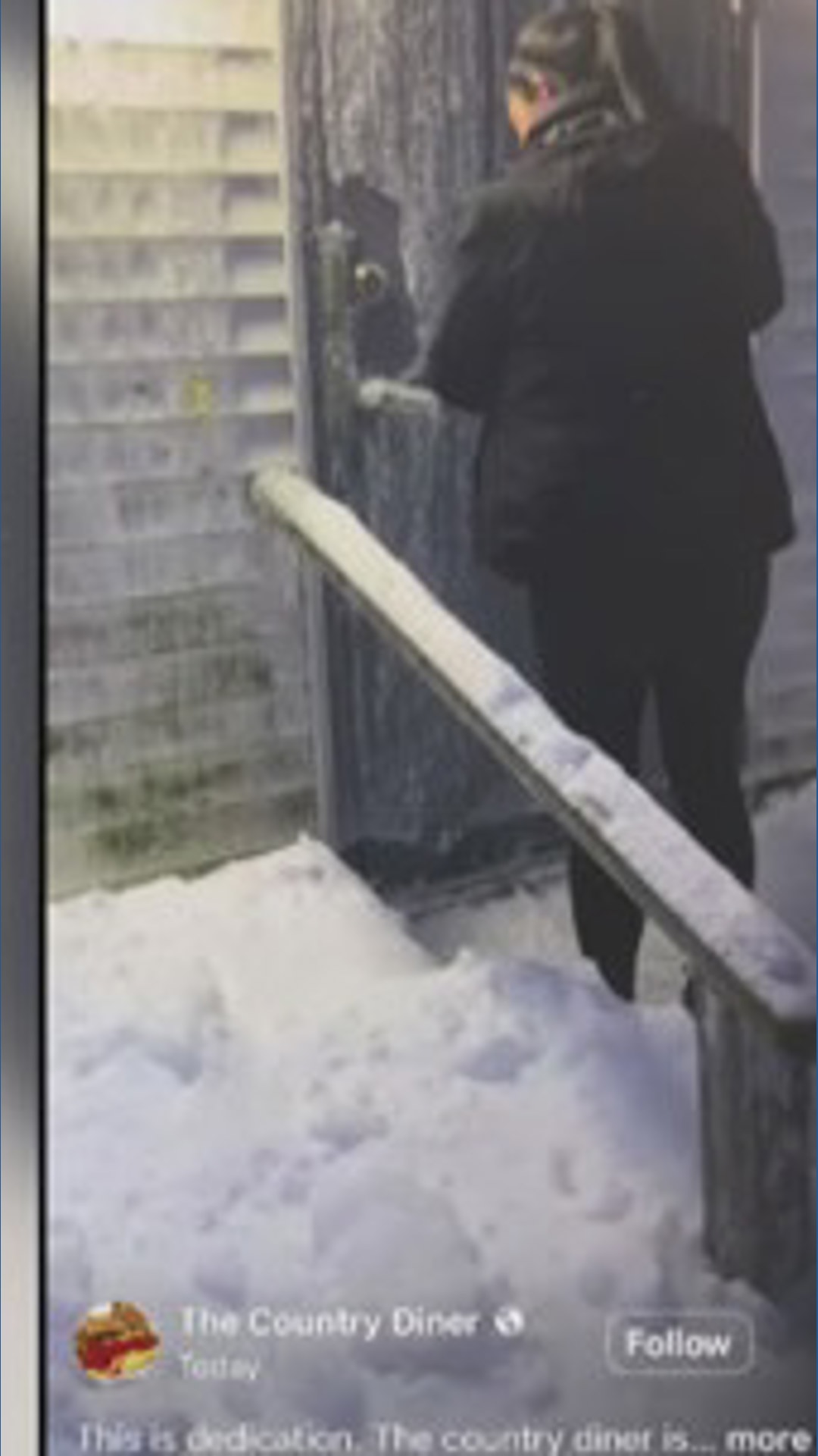 Country Diner in Enfield 'breaks' open its building. | fox61.com