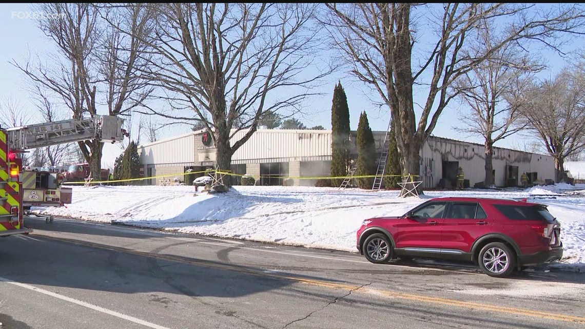 Fire destroys Dean Cabinetry business in Bolton, Conn. | fox61.com