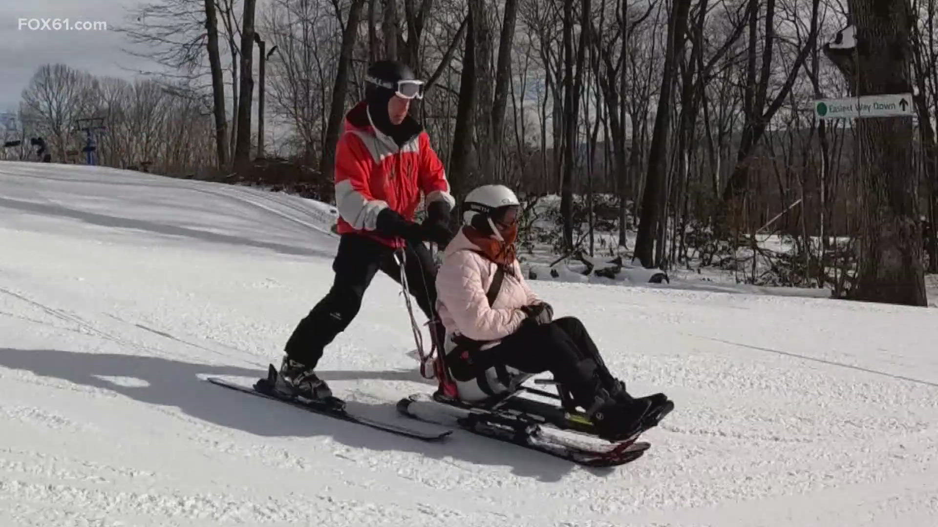 Leaps of Faith Adaptive Skiers return to slopes of Mt. Southington ...