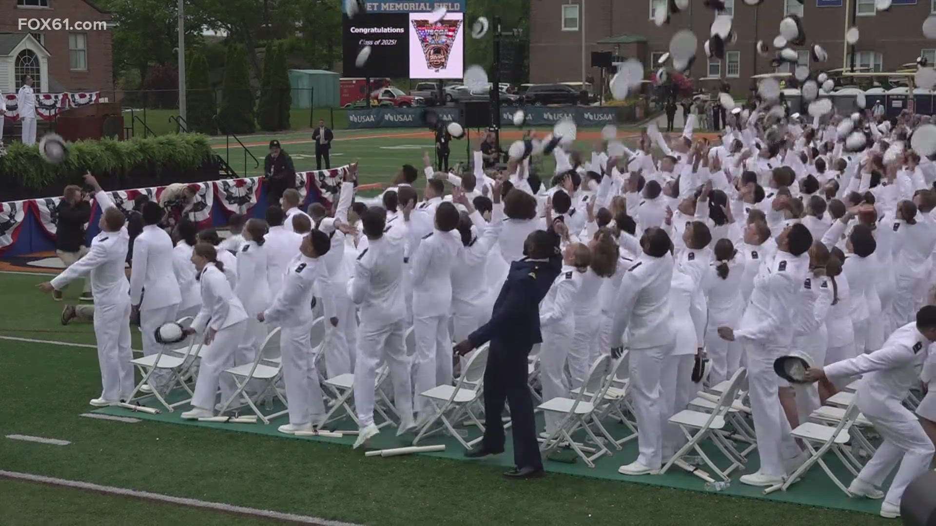 Noem tells US Coast Guard Academy graduates they will lead a 'brand new ...