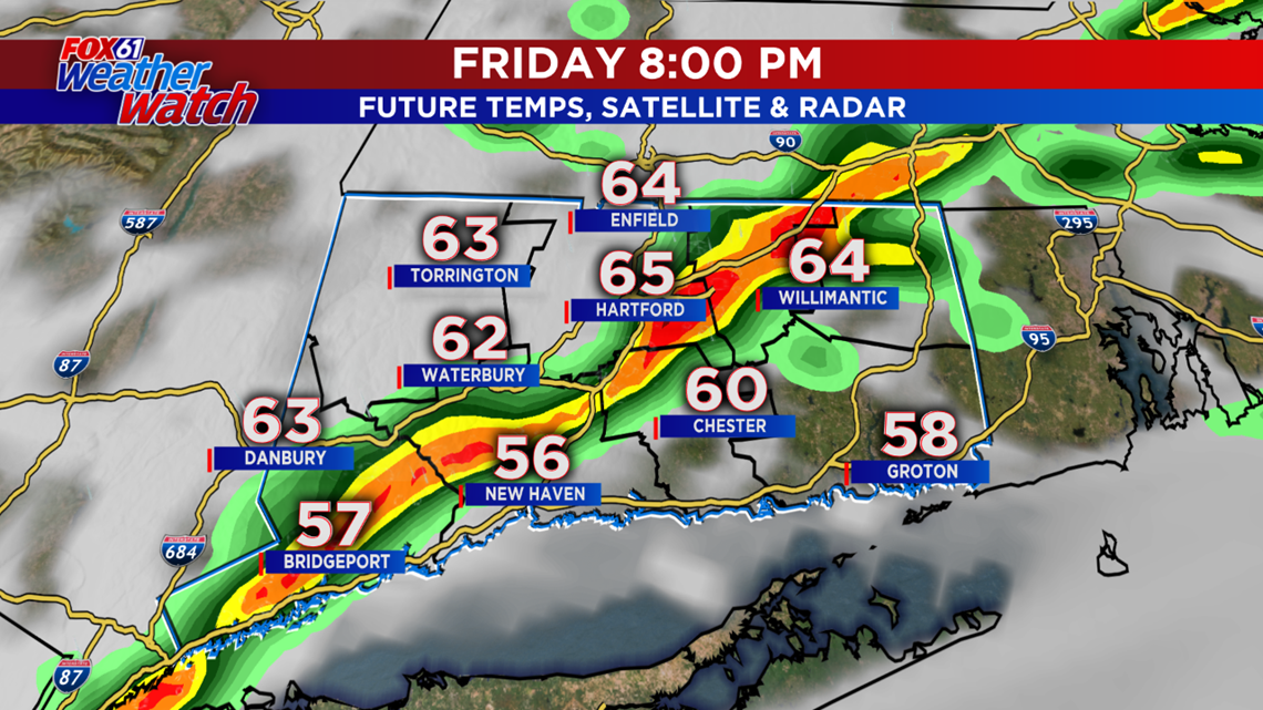 Spring warmth and spring storms on Friday | fox61.com