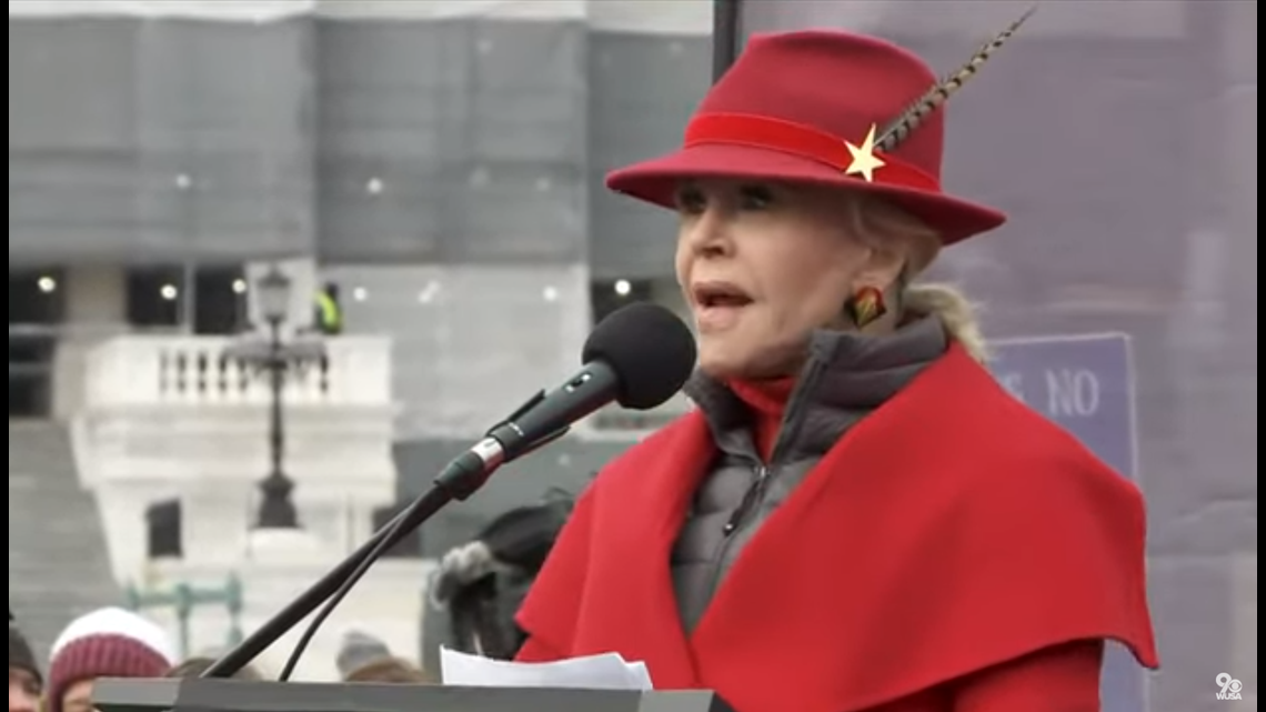 For the final time, Jane Fonda protests climate change on Capitol Hill ...
