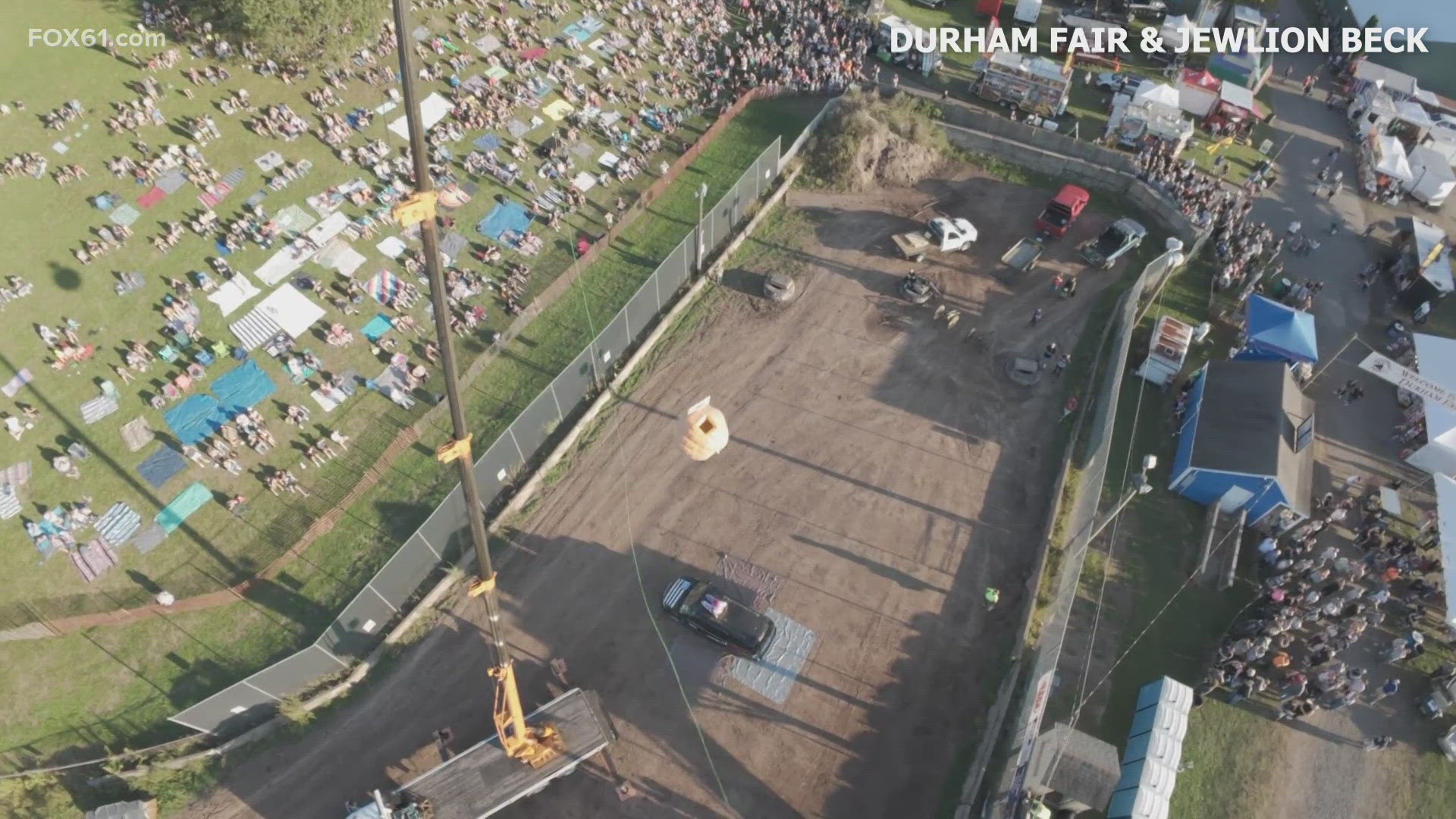 1,000-pound pumpkin smashing minivan steals the show on Day 2 of the ...