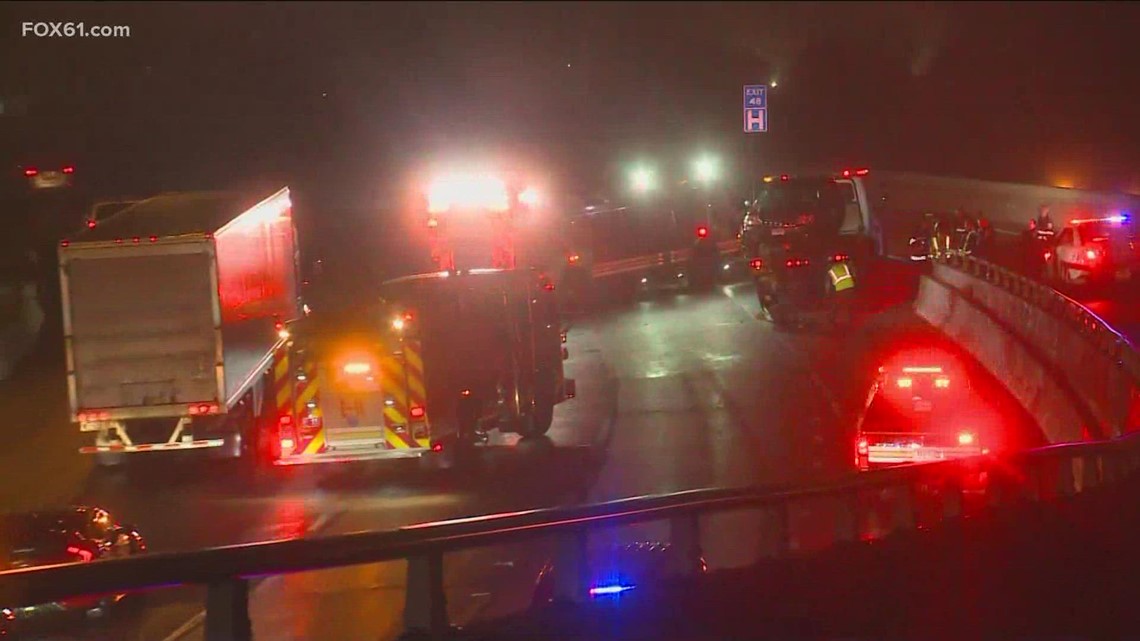 Connecticut state police cruiser involved in I-84 crash | fox61.com