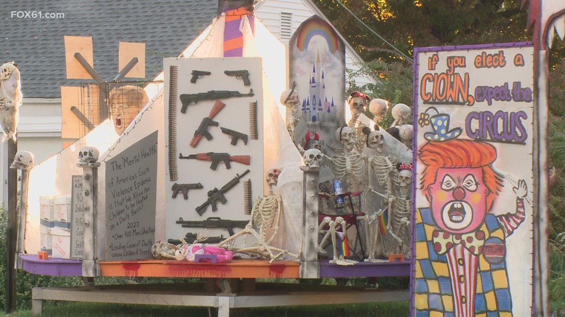 'Political' Halloween display in West Hartford, Conn. | fox61.com