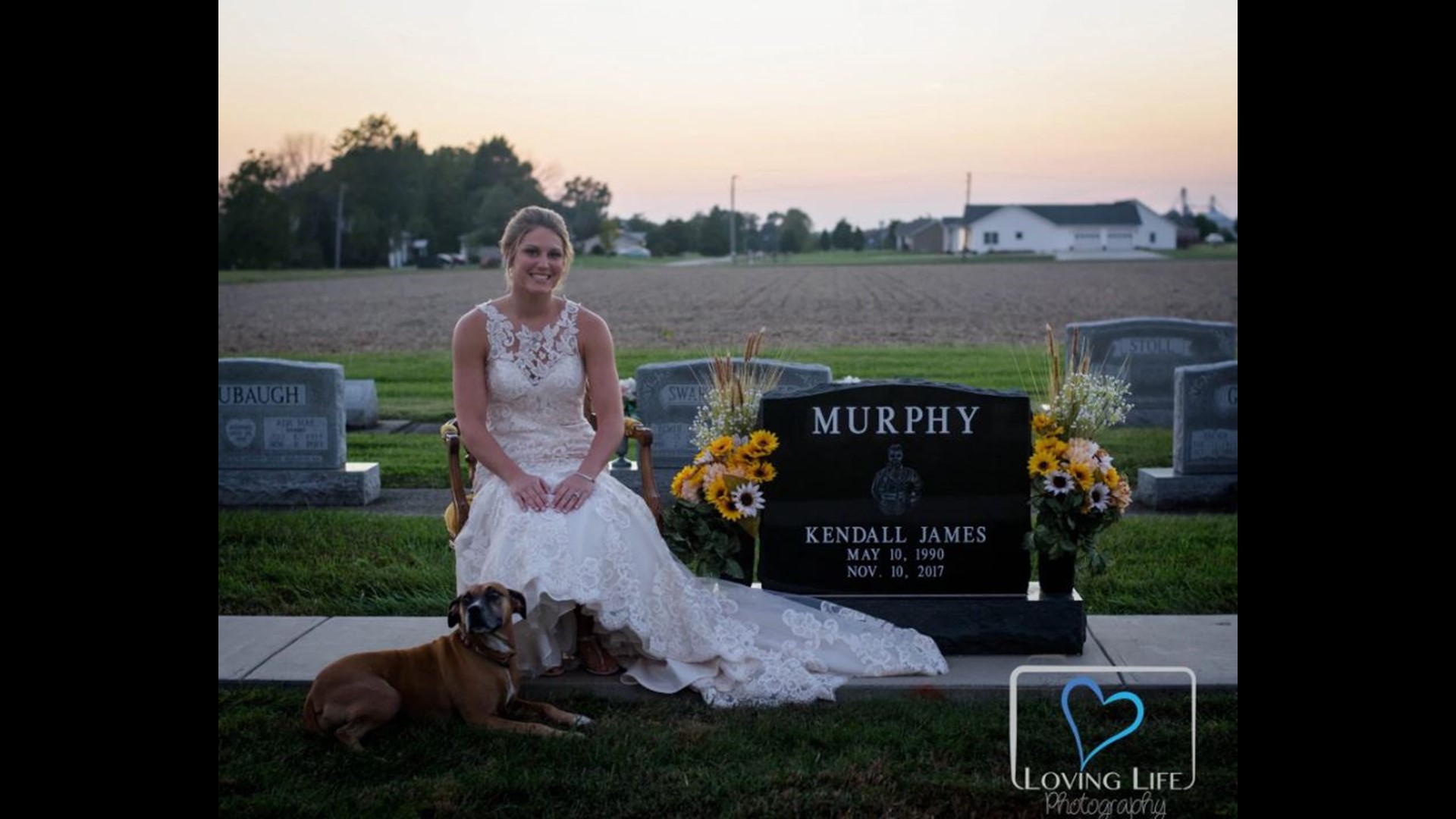 Bride Takes Wedding Photos Alone To Honor Firefighter Fiancé Killed By