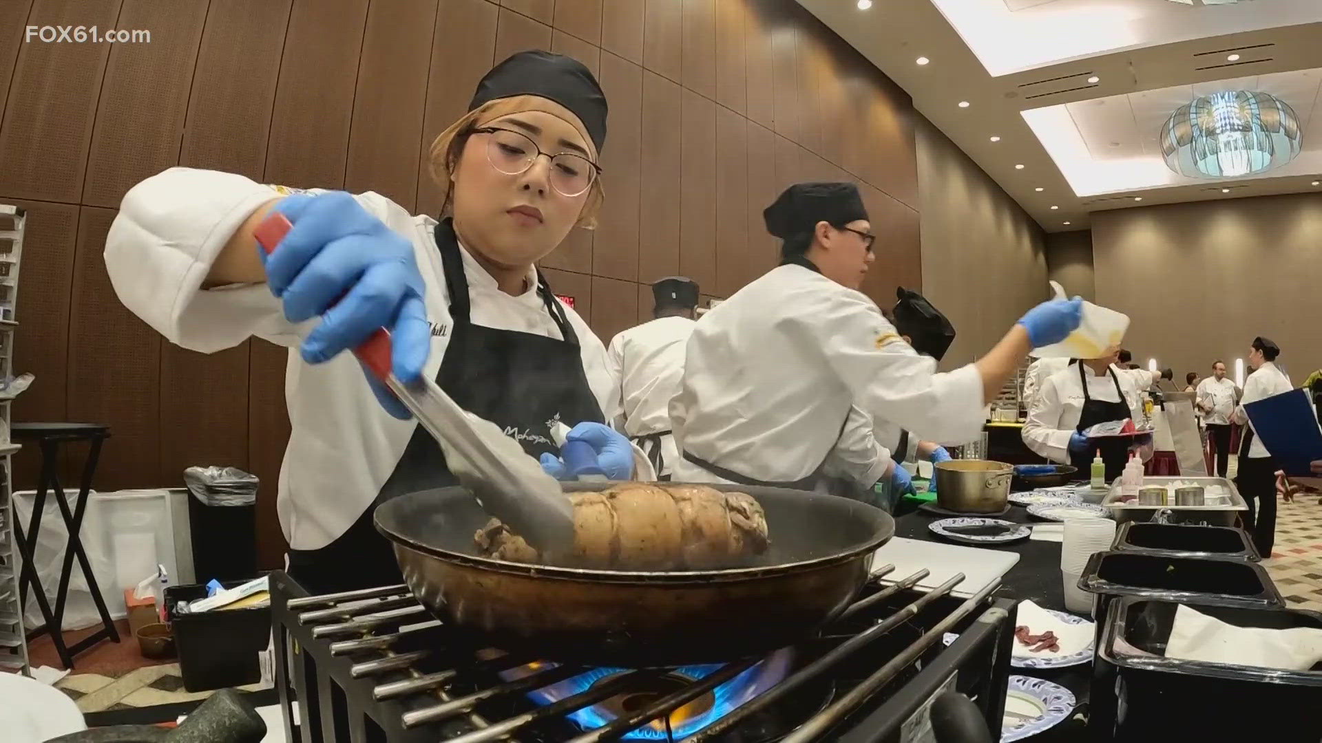The heat is turned up for Connecticut high school culinary teams at ...