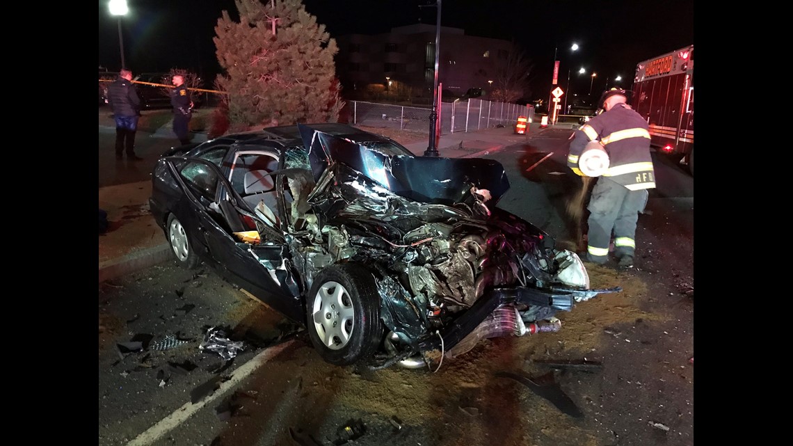 Car launched 30 feet after speeding and crashing into parked SUV on ...