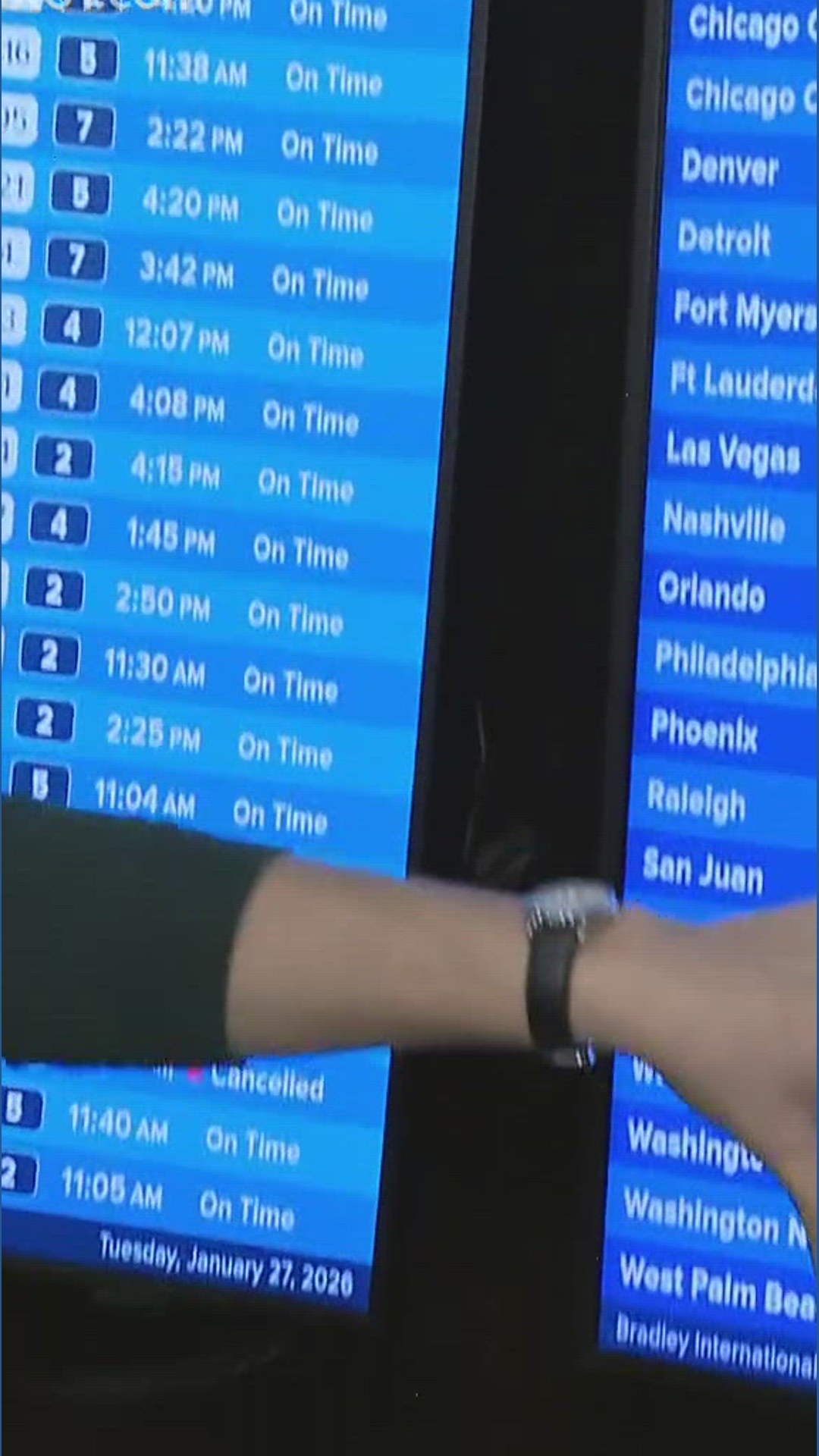 Air travel delays continue Tuesday following weekend snowstorm | fox61.com