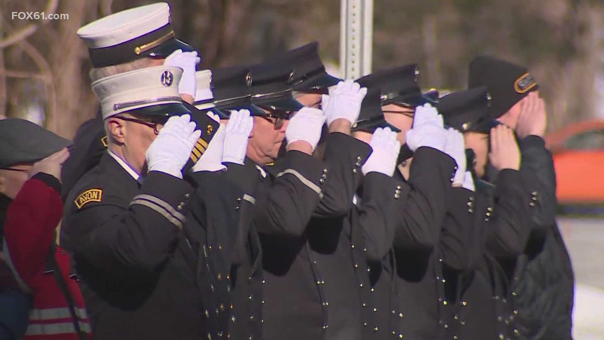 Avon gives final farewell to deputy fire chief | fox61.com