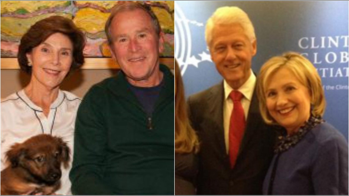 Clintons, Bush 43 to attend Trump inauguration | fox61.com