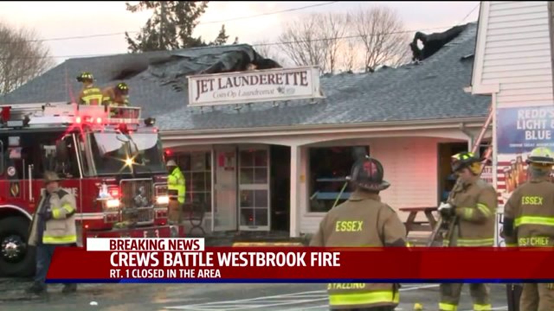 Crews fight Westbrook fire at commercial building | fox61.com