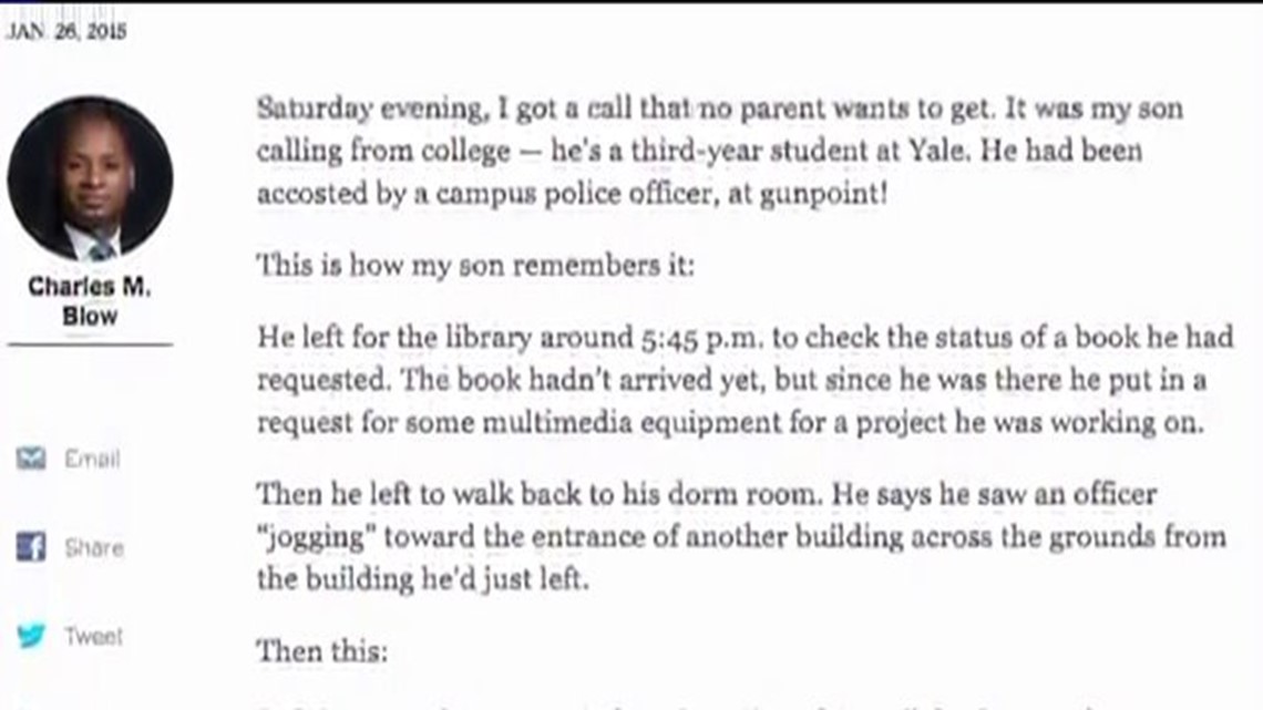 Yale student held at gunpoint by university police | fox61.com