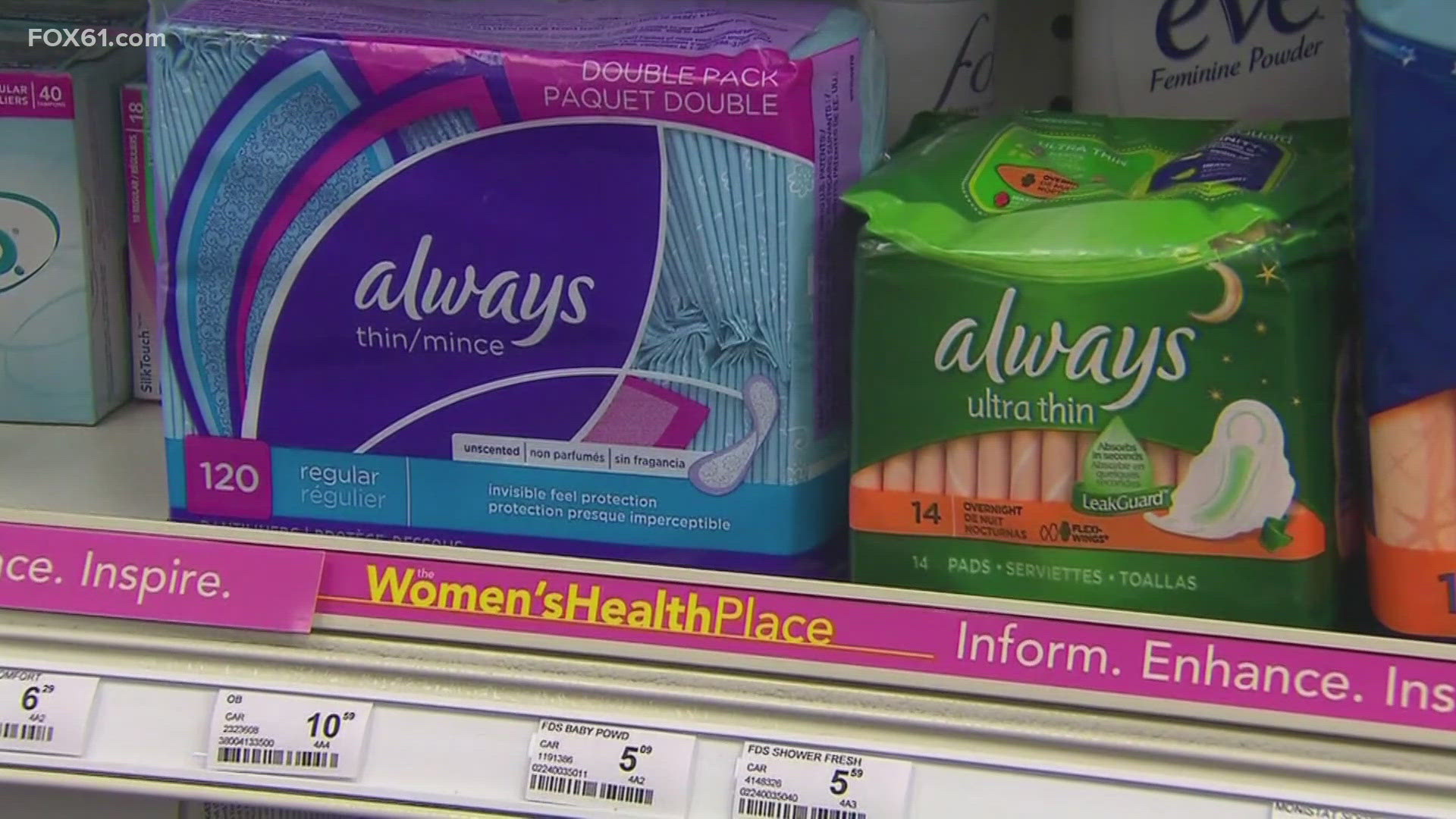 New state law requires menstrual products in school bathrooms | fox61.com