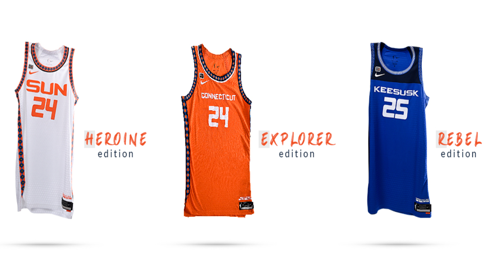 Connecticut Sun, WNBA unveil newly designed Nike uniform collection ...