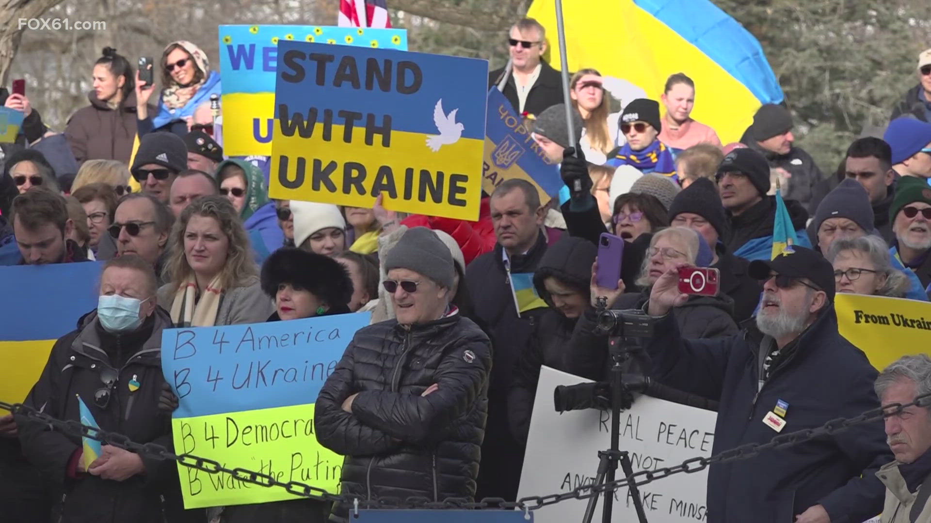Rally at State Capitol held ahead of 3-years since Russian invasion of ...
