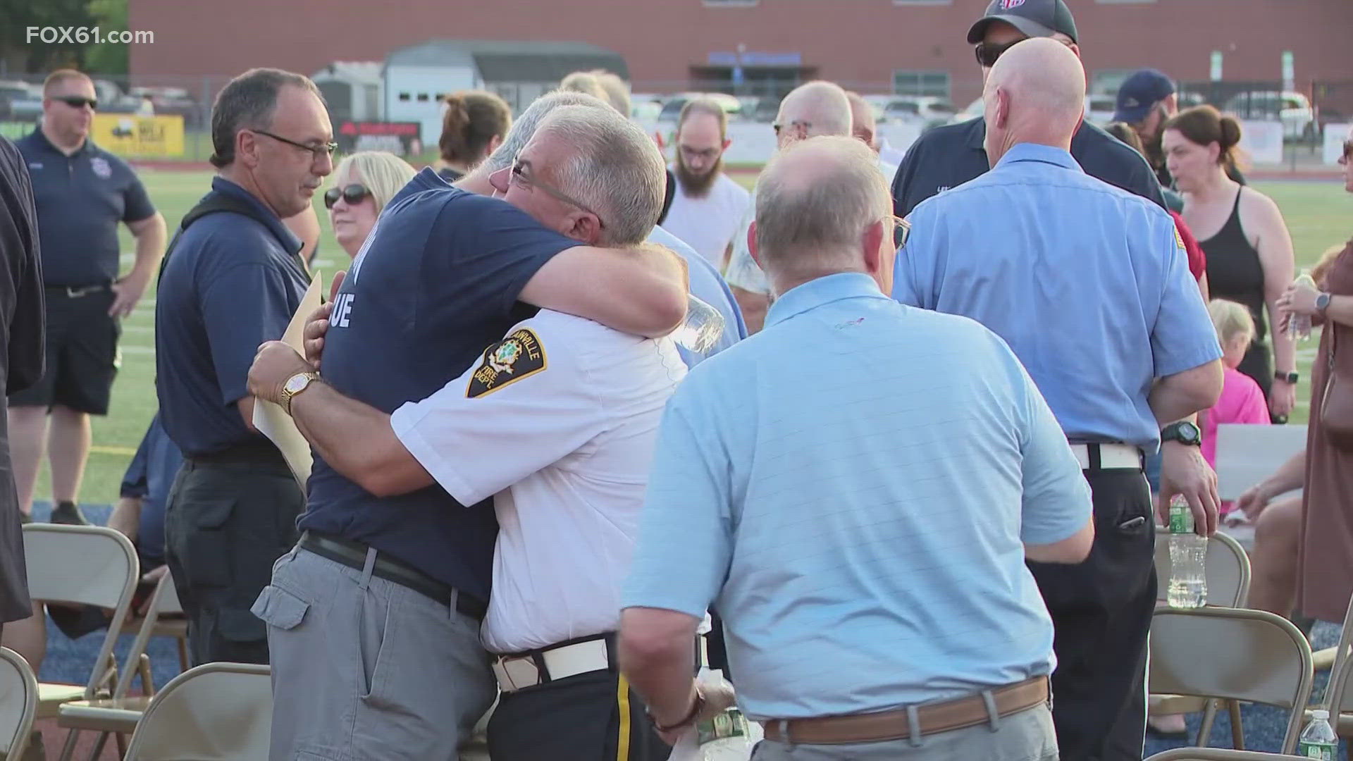Fallen firefighter Ray Moreau remembered by Plainville community ...
