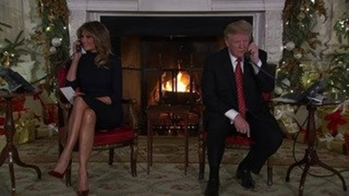Trump takes calls from children who want to find Santa Claus | fox61.com