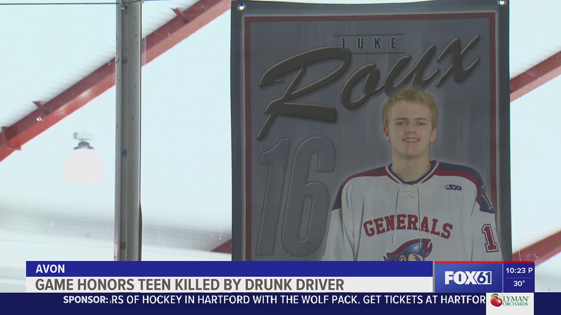 Luke Roux Memorial Hockey game honors teen killed by drunk driver in ...