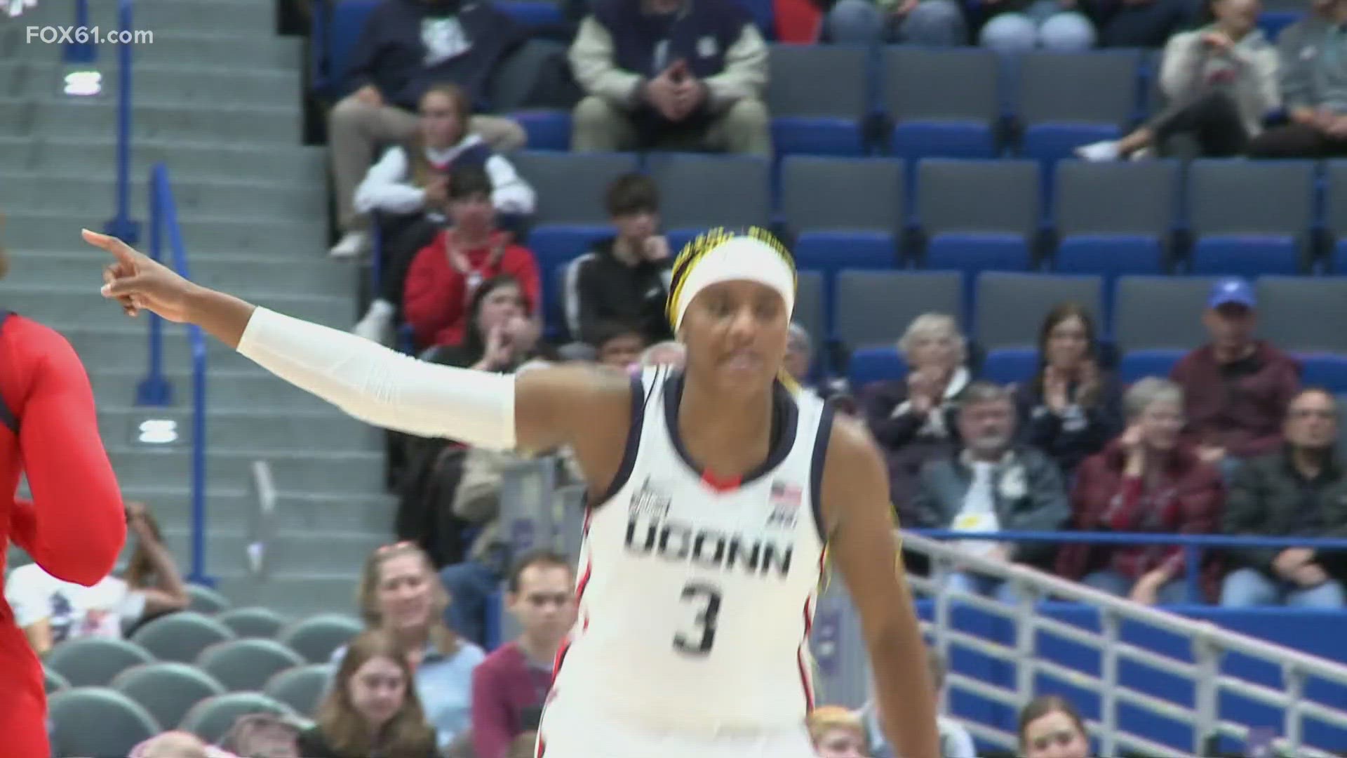 UConn star Aaliyah Edwards shining during 6-game win streak | fox61.com