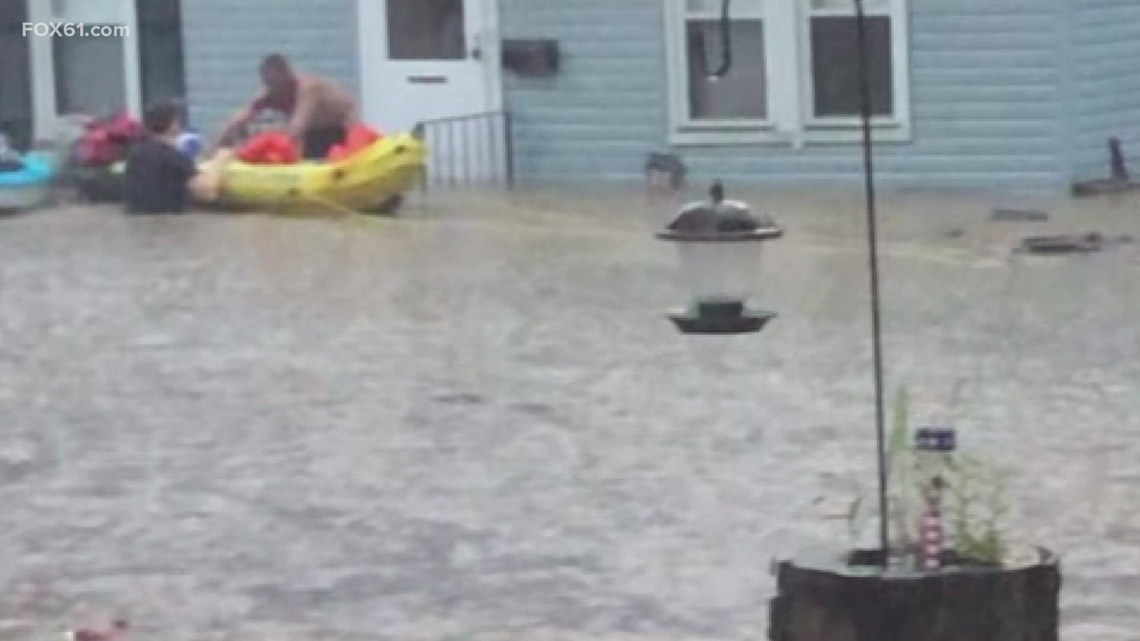 Cleanup underway in Naugatuck, Conn. following historic flooding ...