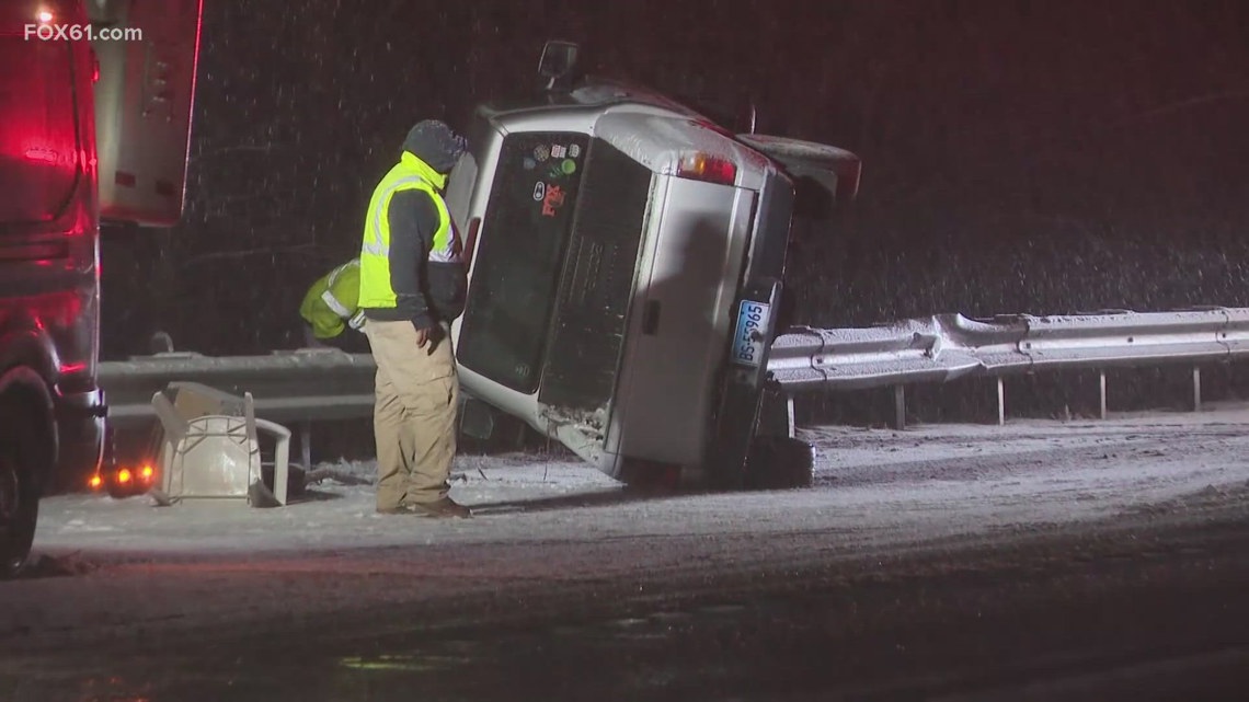 Sunday's winter storm in CT brings danger on the roads | fox61.com