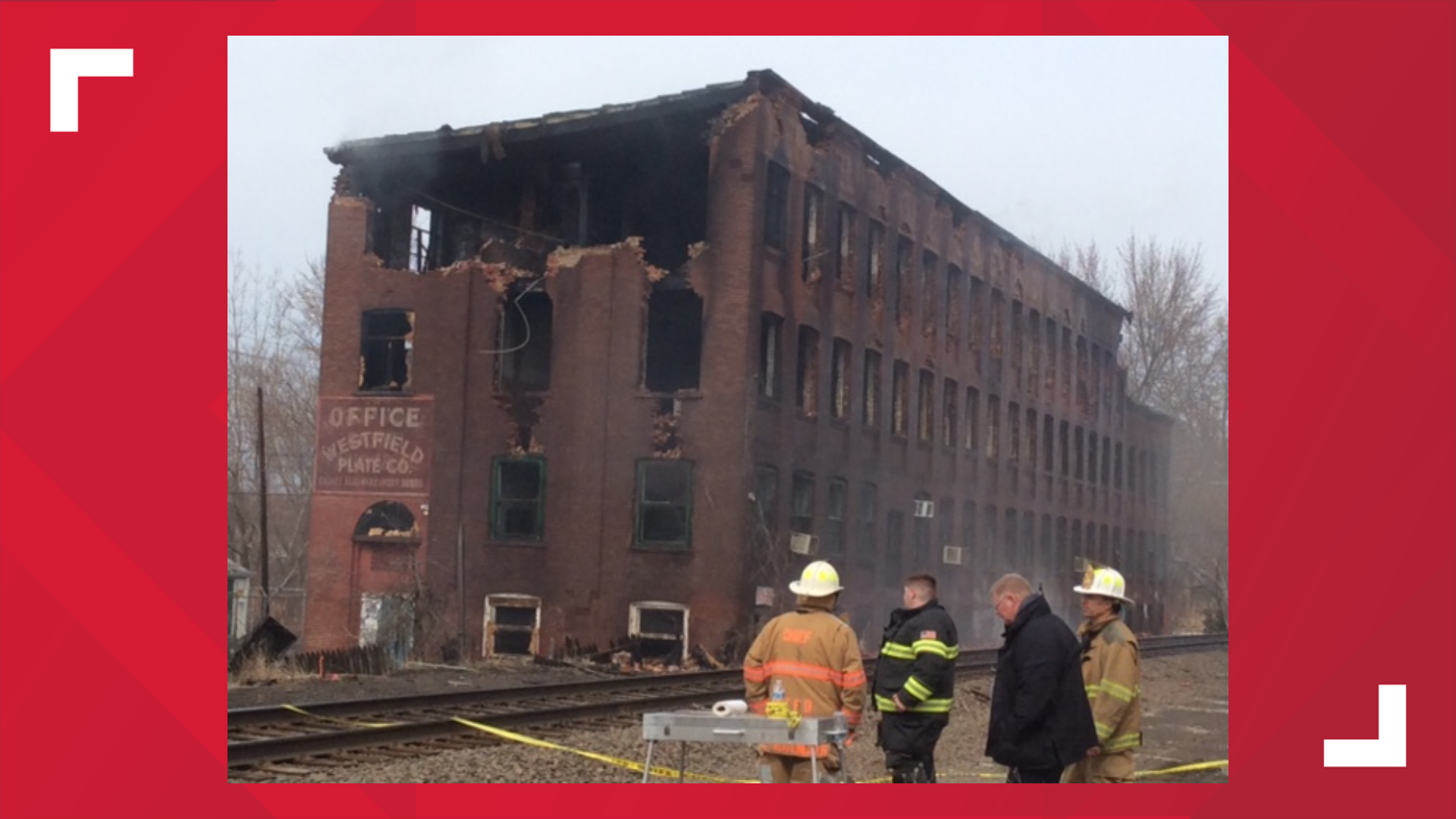 Massive fire fully engulfs Enfield mill, will be demolished | fox61.com