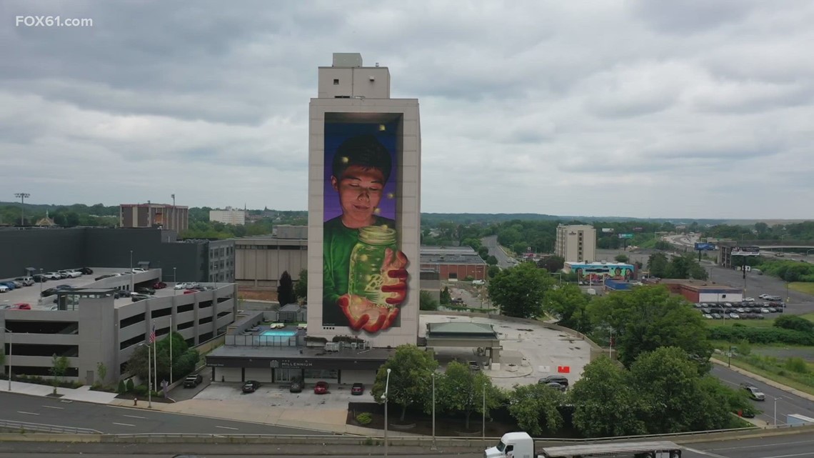 Mega mural completed on building in Downtown Hartford | fox61.com