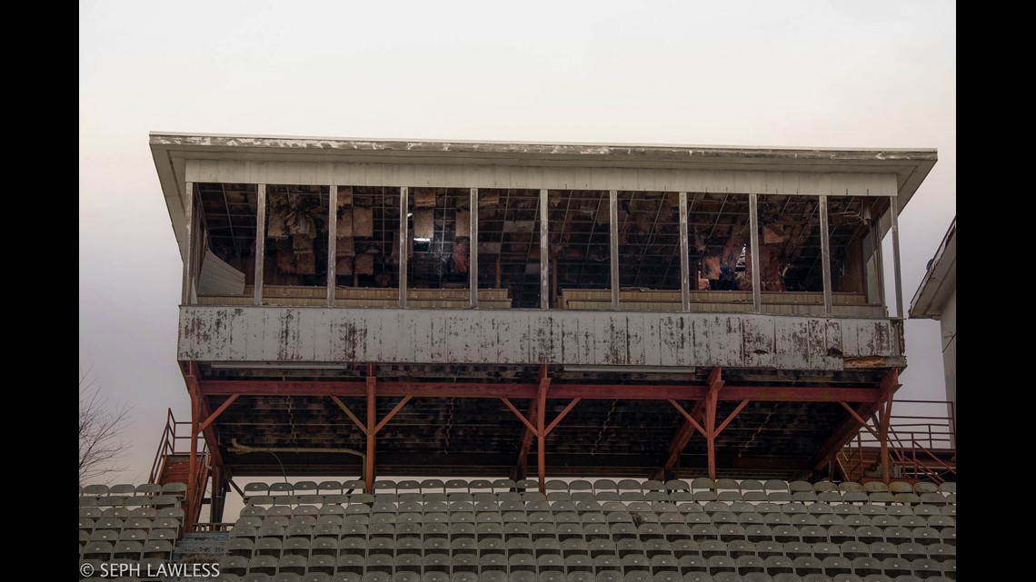 Photos show now-abandoned NASCAR track laying in ruin | fox61.com