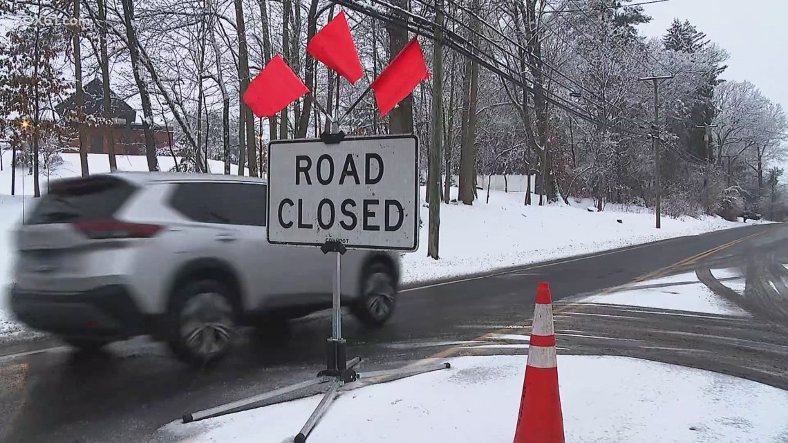 Winter storm challenges Connecticut drivers with slick roads throughout ...