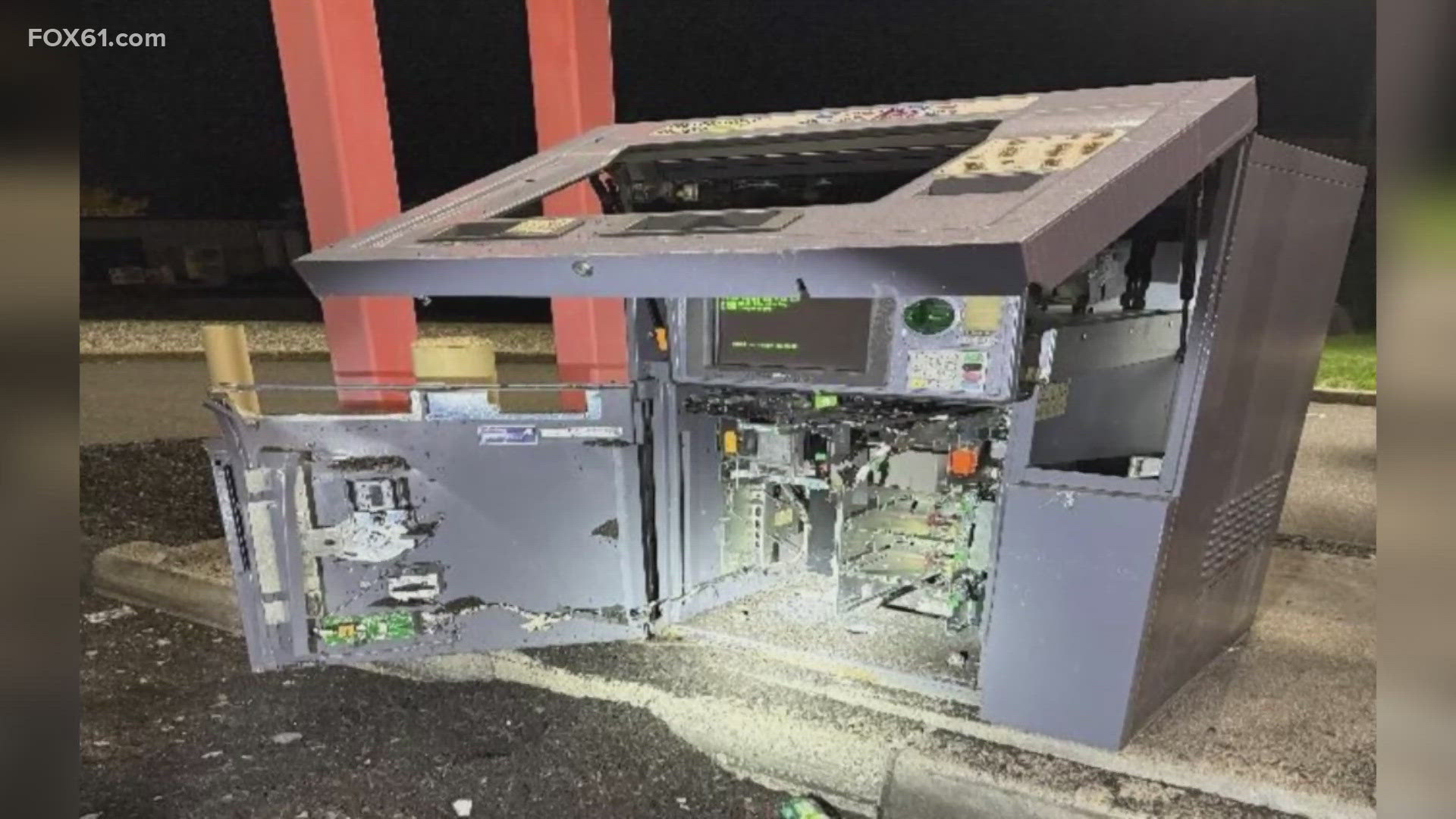 Manchester, CT burglars rip open ATM door, steal all money inside ...