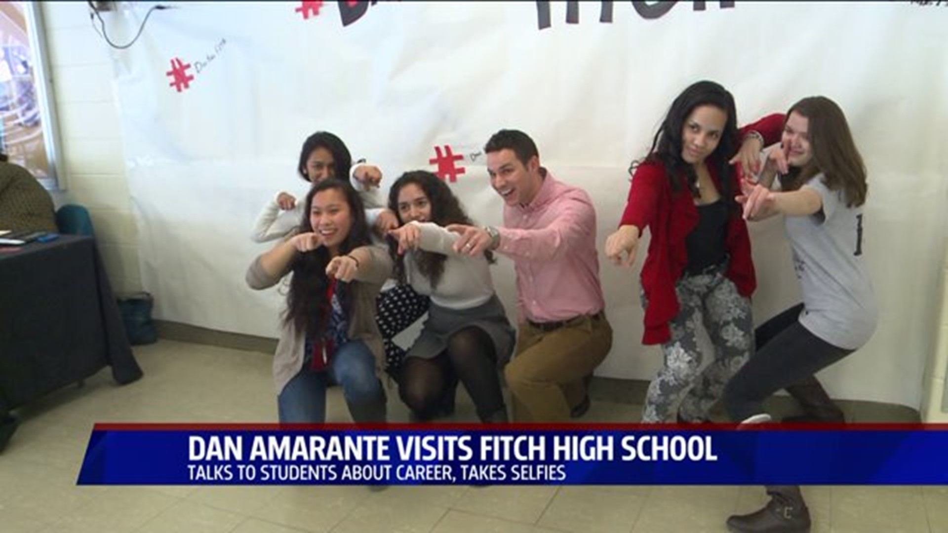 Meteorologist Dan Amarante visits high school after #DanTakesFitch campaign goes viral | fox61.com