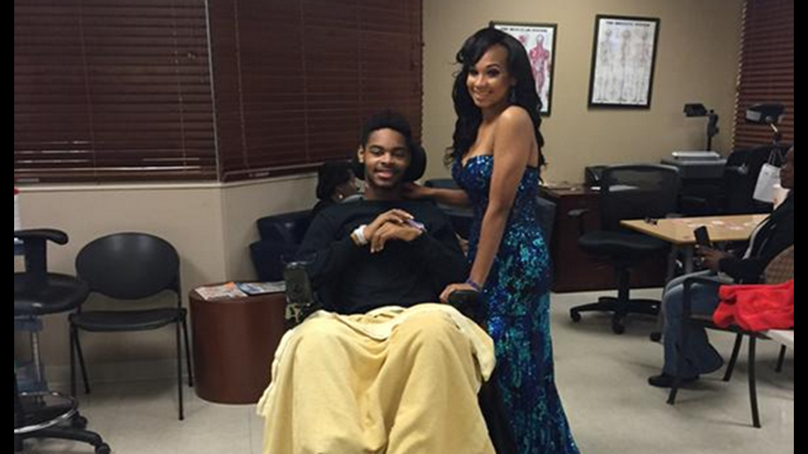 ‘Bad car accident’ doesn’t stand in way of touching prom moment for ...