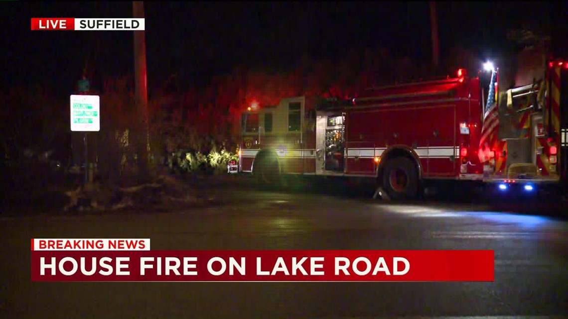 Overnight fire destroys lakefront home in Suffield, damages another ...