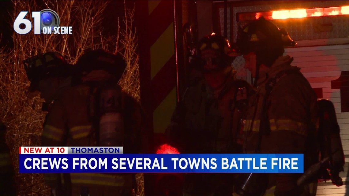 Fire crews battle house fire in Thomaston | fox61.com